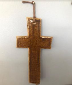 Light Brown Cross - Artful21